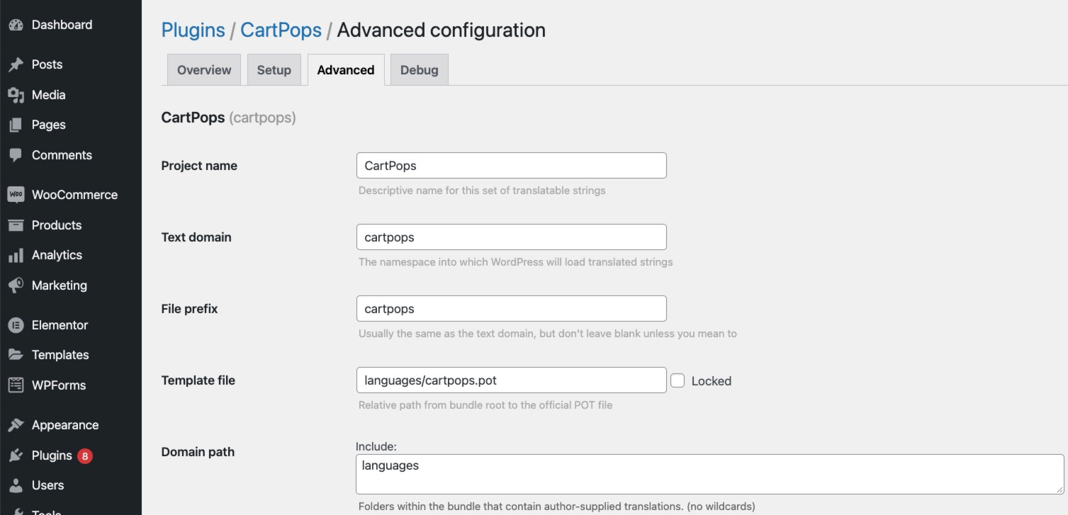 Docs - Translate - CartPops